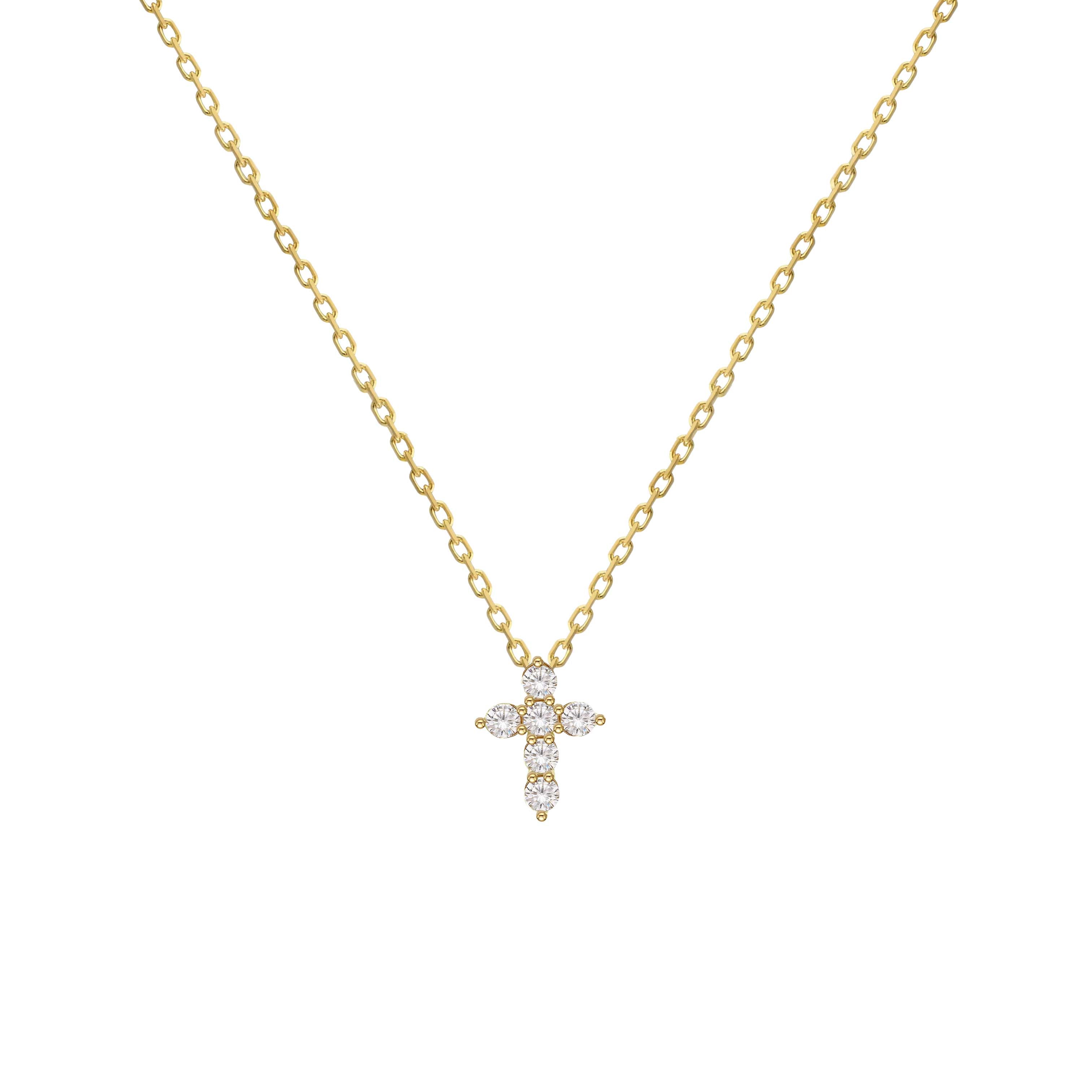 Floating Cross Necklace | Cross Necklace – Shop Marlowe Street