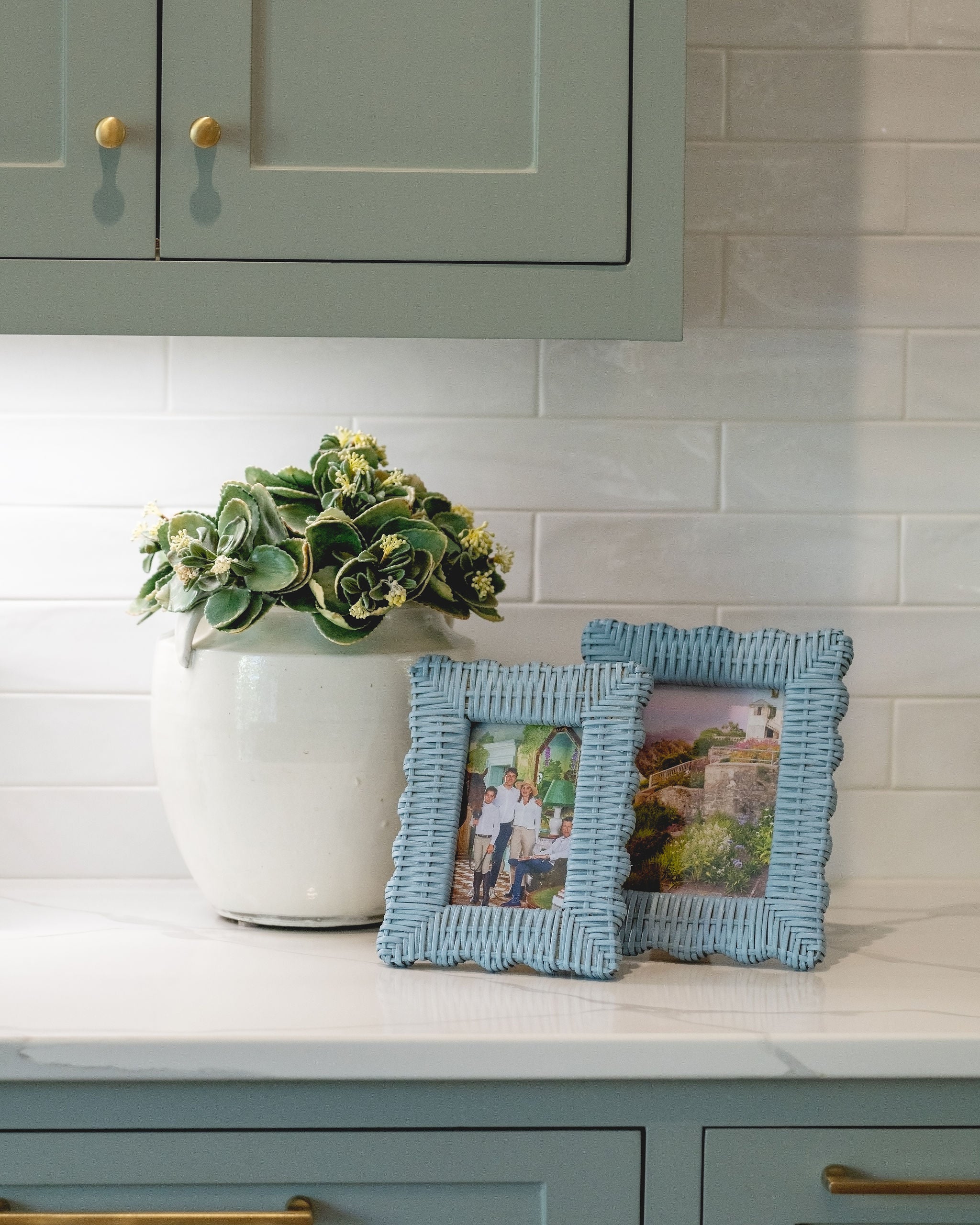 Blue Wicker Photo Frame – Shop Marlowe Street